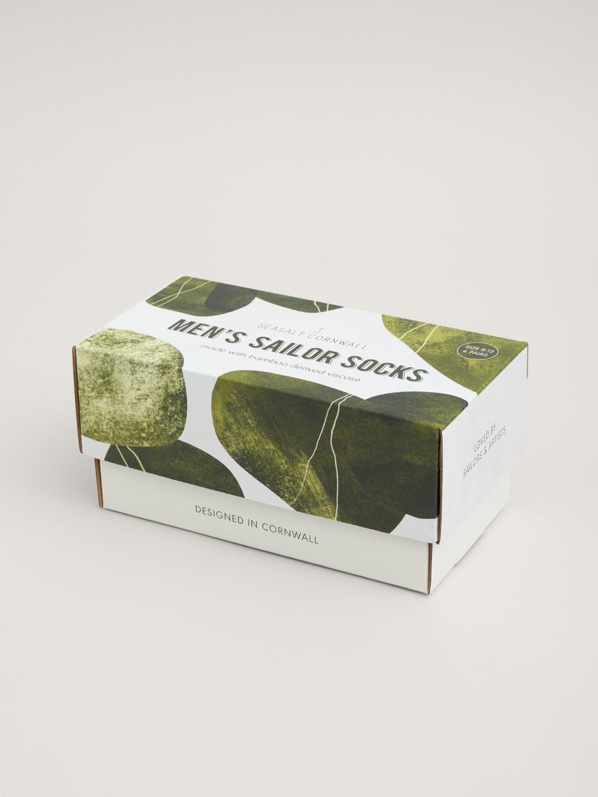 Geschenkpackung Socken Sailor Greens Carn - Bella Green