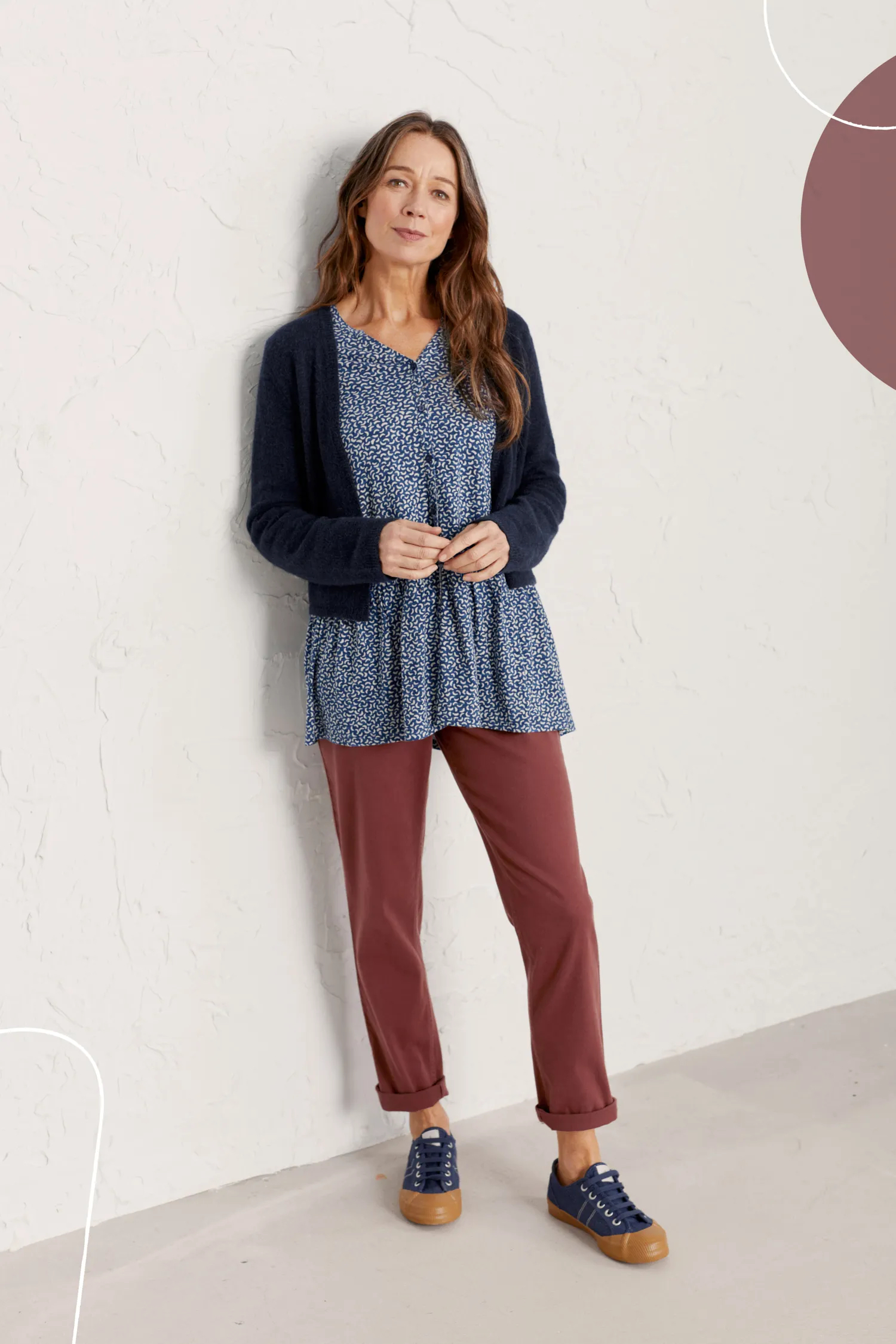 Hose Berry Down Oilcloth - Bella Green