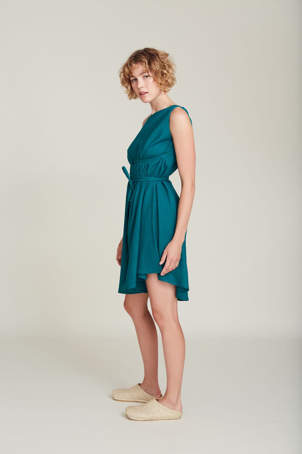 Kleid Daphne Short Emerald Green - Bella Green