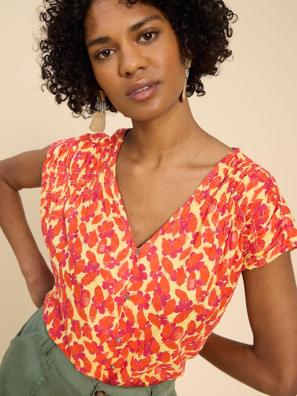 Top Rae Orange - Bella Green