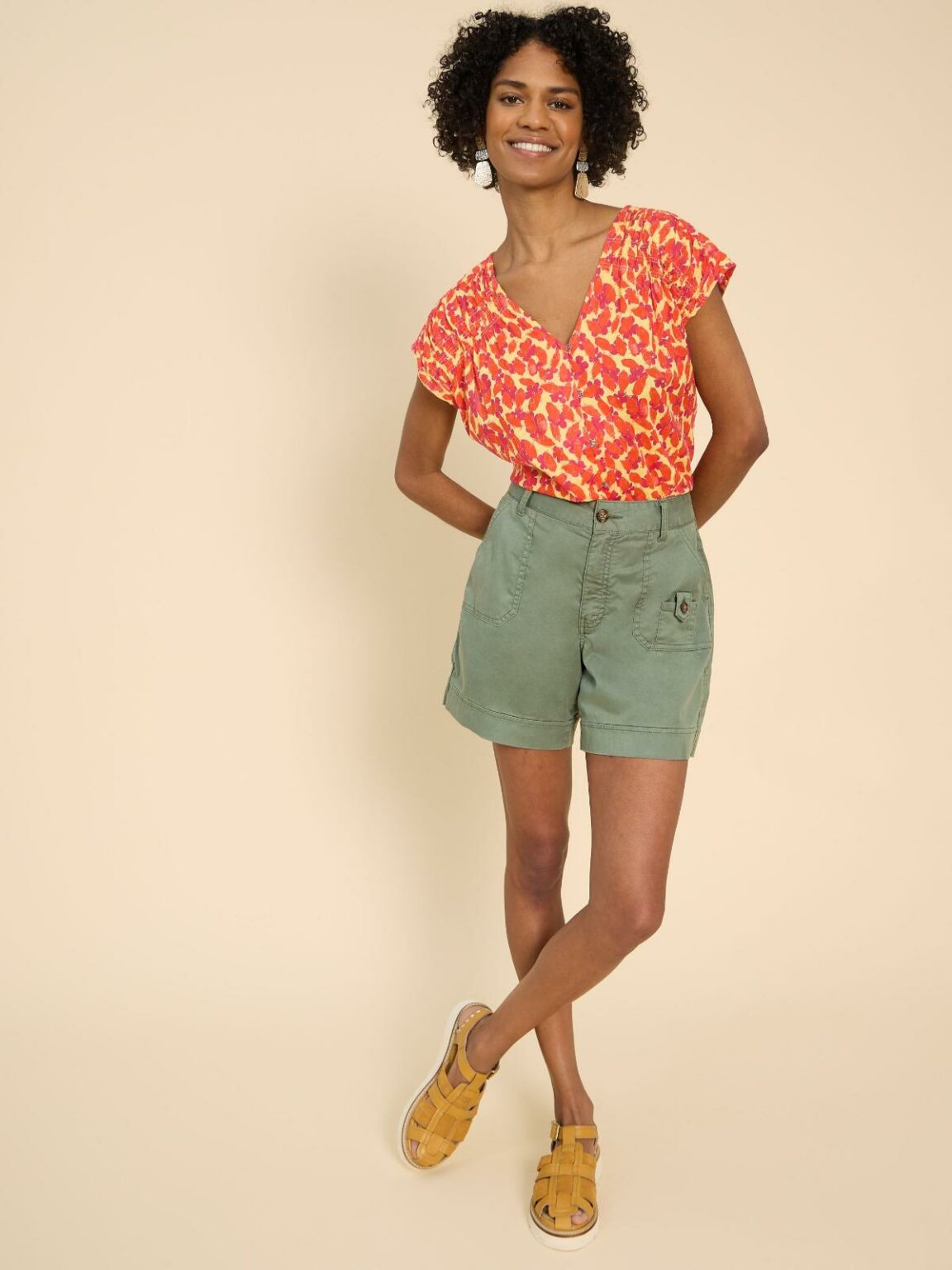 Top Rae Orange - Bella Green