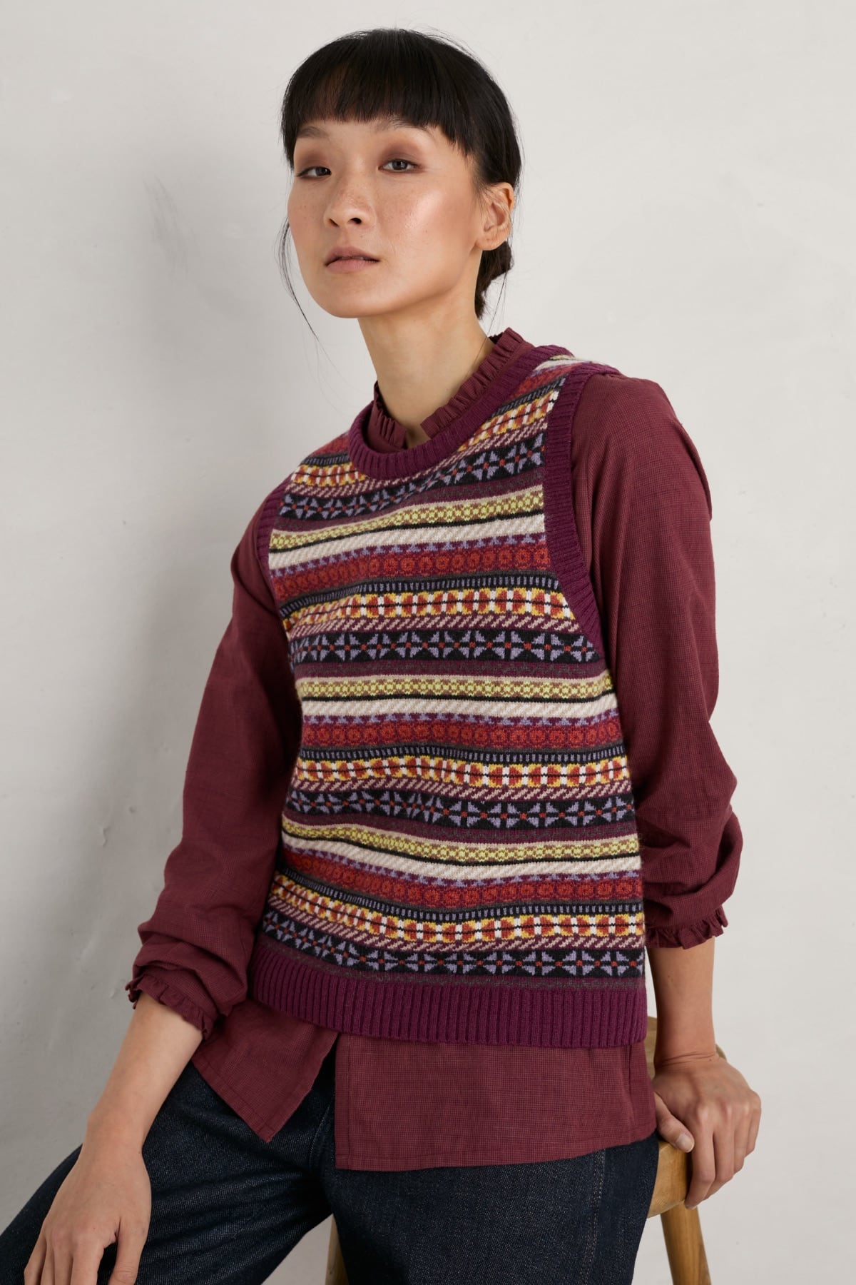 Weste Percella Cove Burnt Wood - Bella Green