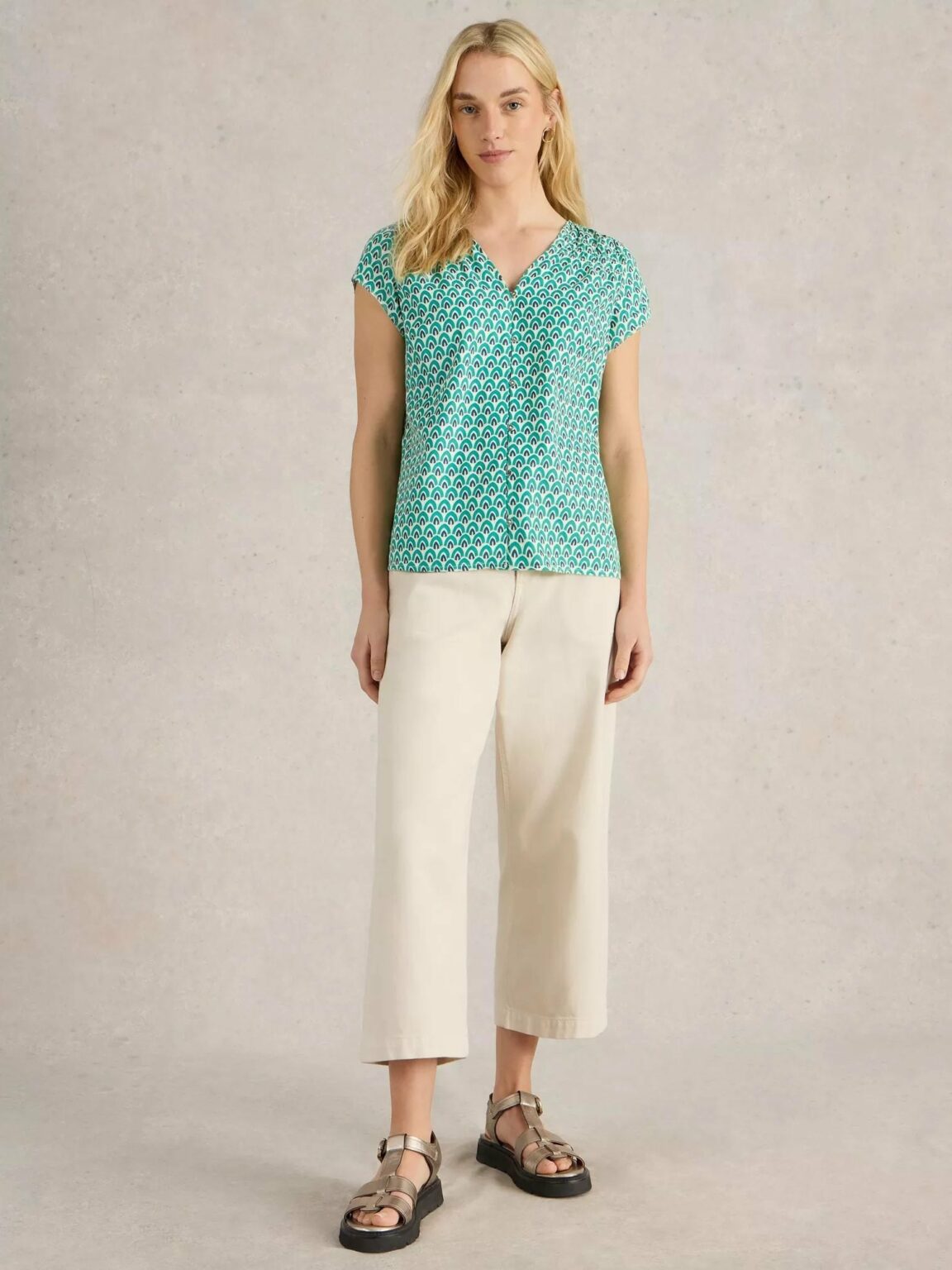 Hemd Long Path Rose - Bella Green